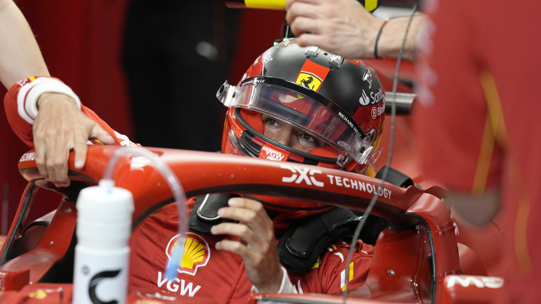 Ferrari's Sainz out of Saudi GP with appendicitis. Oliver Bearman, 18 ...